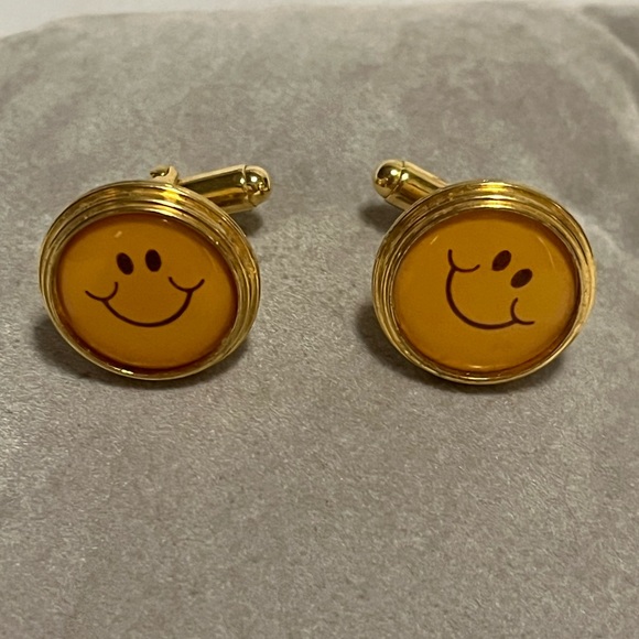 Source Unknown | Accessories | Mens Cuff Links With Smiley Faces | Poshmark